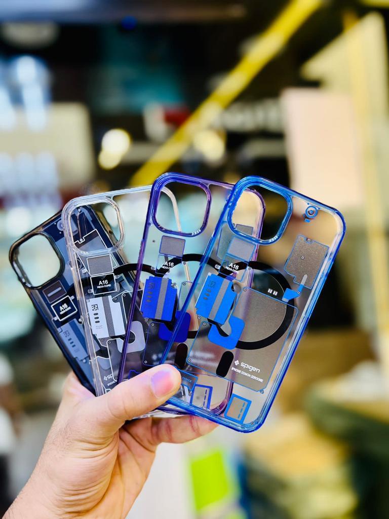 For iP 15 Pro Max Spigen Ultra Hybrid Zero One Case (MagFit) Original