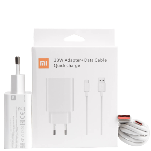Xiaomi Mi 33W Fast Charger Travel Adapter With Type-C Cable Semi Original